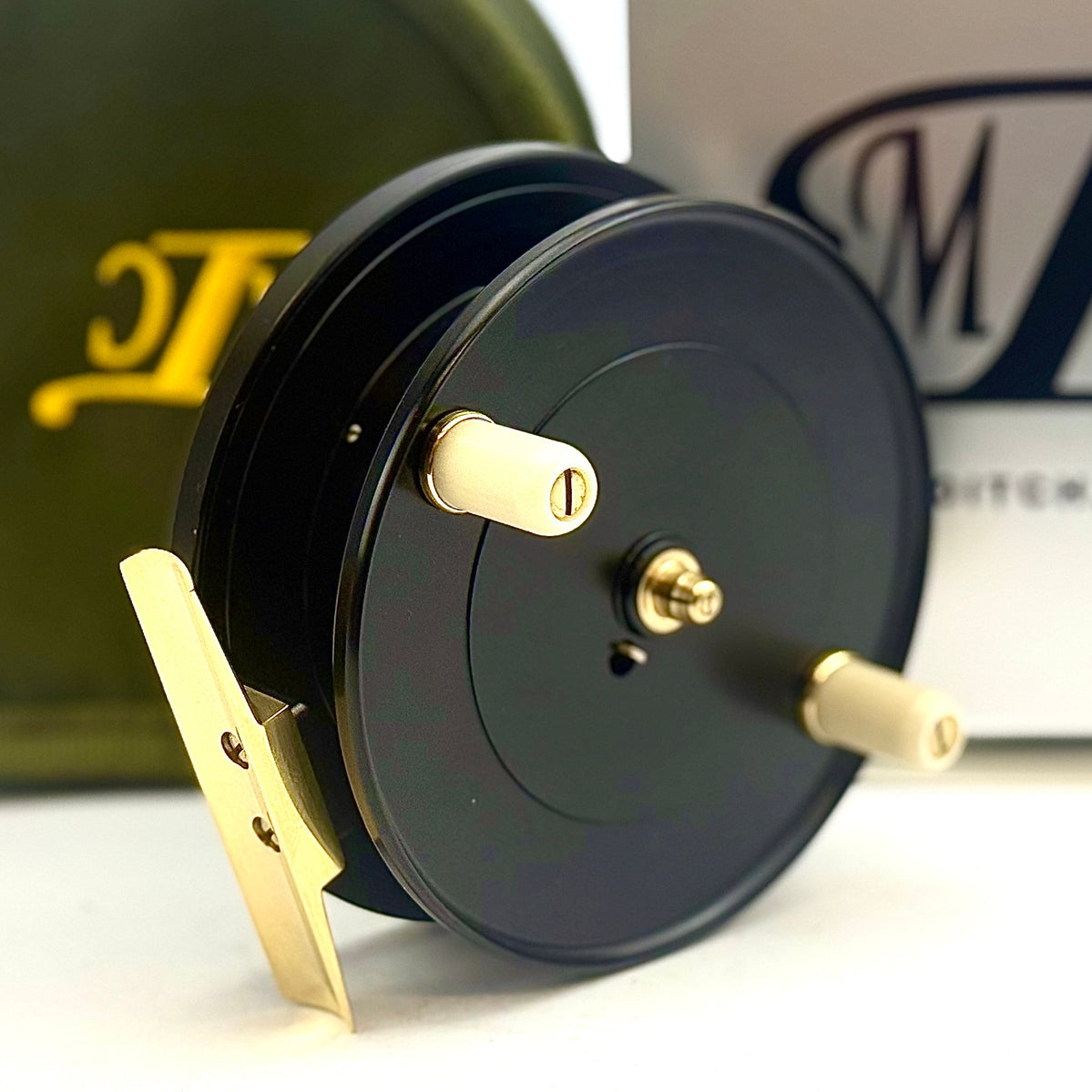 A Mill Tackle Pattern no9 center pin reel. nos 22 of 25 ltd edition ...