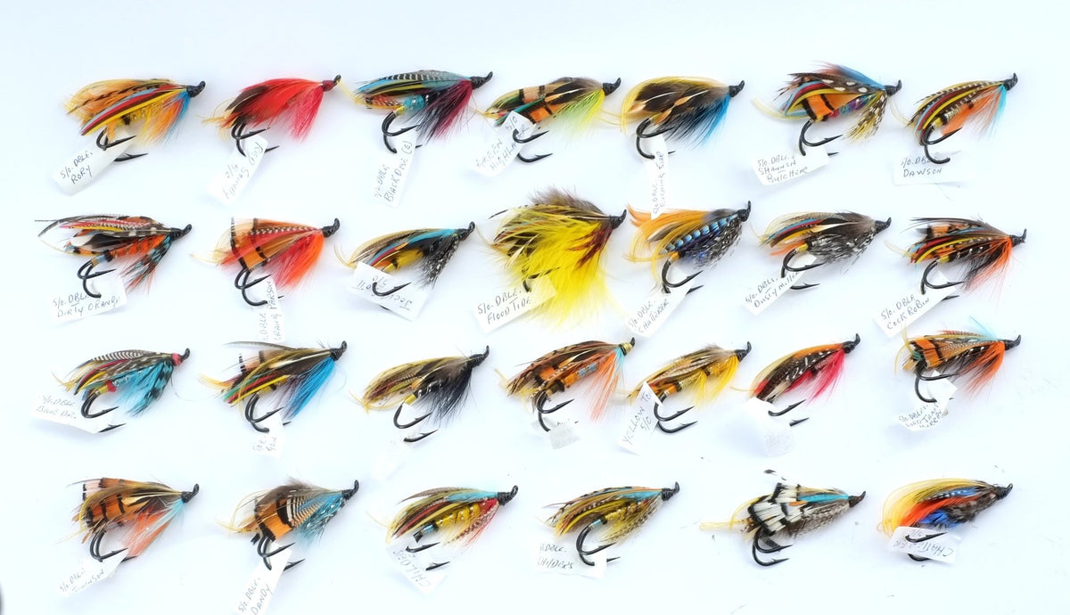 "Black Dose" Double Hook, Salmon-fly 5/0 – Ireland's Antique Fishing Tackle